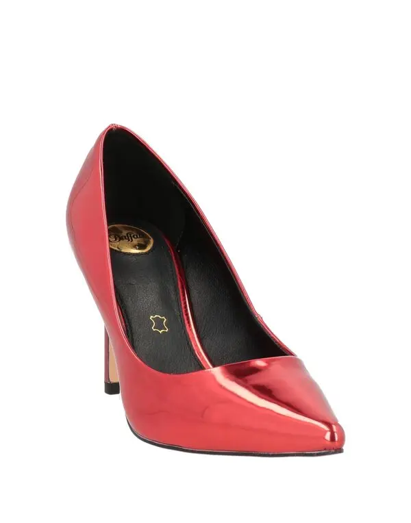 BUFFALO Leather Pumps - Red