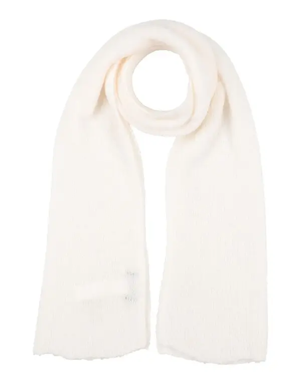 Blumarine Scarf Mohair Wool, Alpaca Wool, Polyamide - White