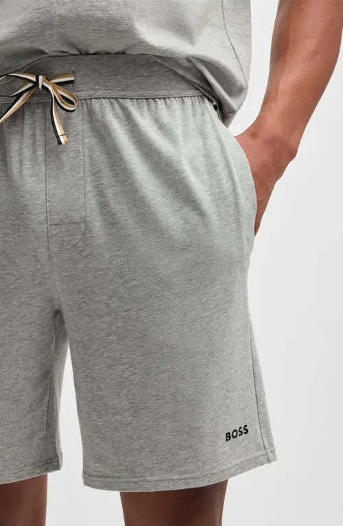 BOSS Unique Drawstring Jersey Lounge Shorts