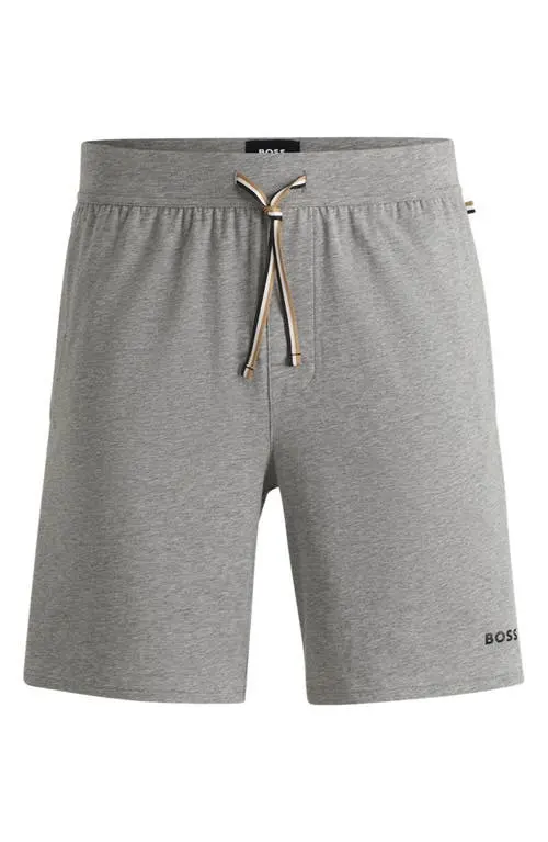 BOSS Unique Drawstring Jersey Lounge Shorts