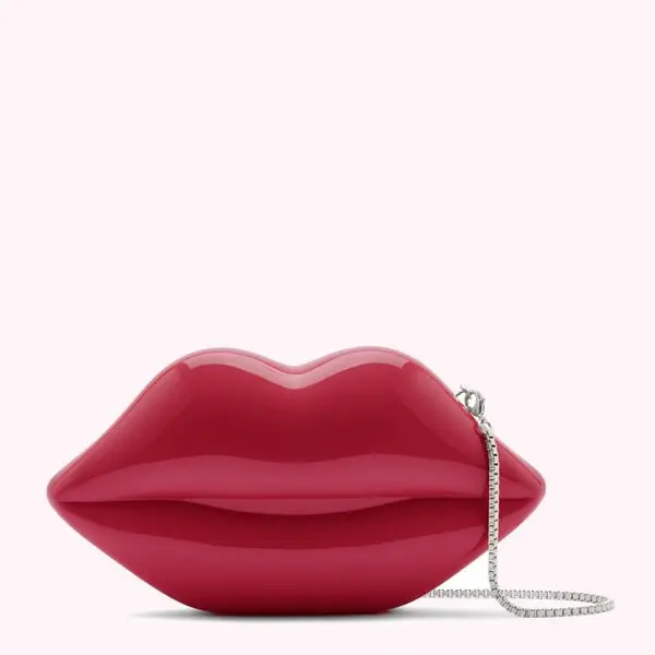 Lulu Guinness Lips Medium Clutch Bag