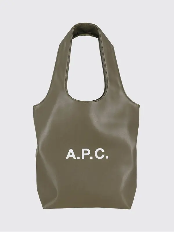 A.p.c. Logo Tote Bag - Green