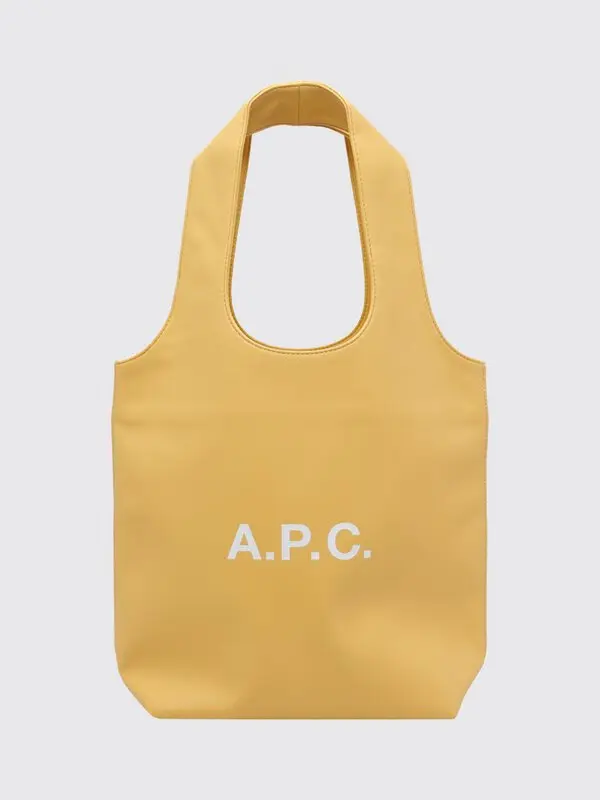 A.p.c. Logo Tote Bag - Yellow
