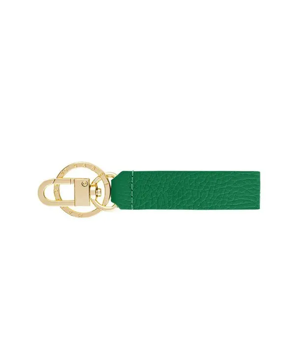 MAISON DE SABRE Maison De Sabra Upcycled Leather Keychain - Emerald Green