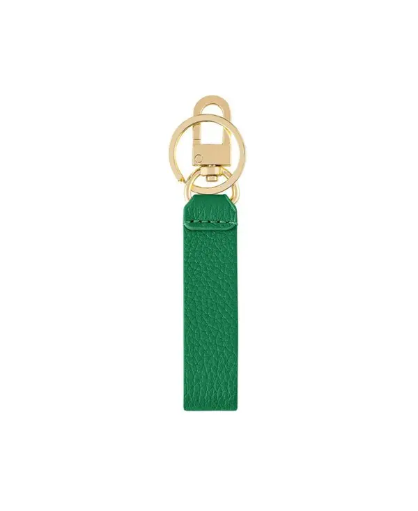 MAISON DE SABRE Maison De Sabra Upcycled Leather Keychain - Emerald Green