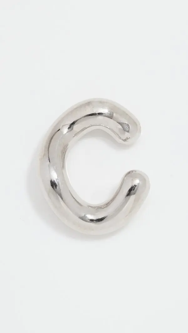 Charlotte Chesnais Wave Clip-on Earring - Argent