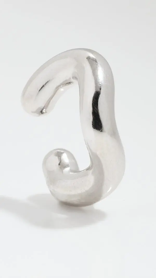Charlotte Chesnais Wave Clip-on Earring - Argent