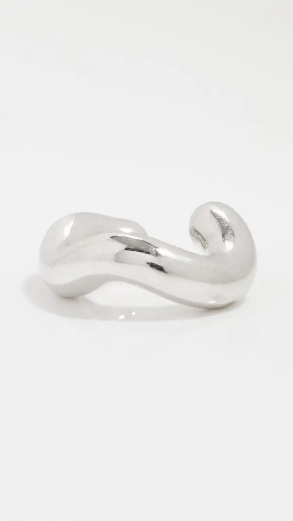 Charlotte Chesnais Wave Clip-on Earring - Argent