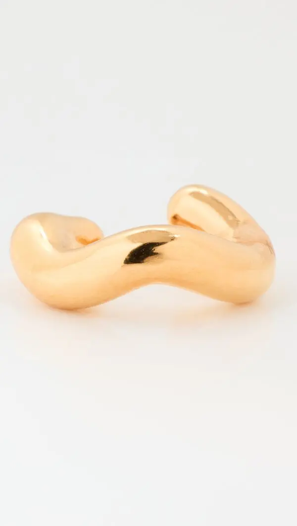 Charlotte Chesnais Wave Cuff Earring - Vermeil