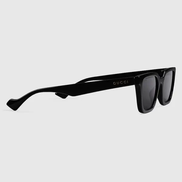 Gucci Rectangular-frame Sunglasses - Black
