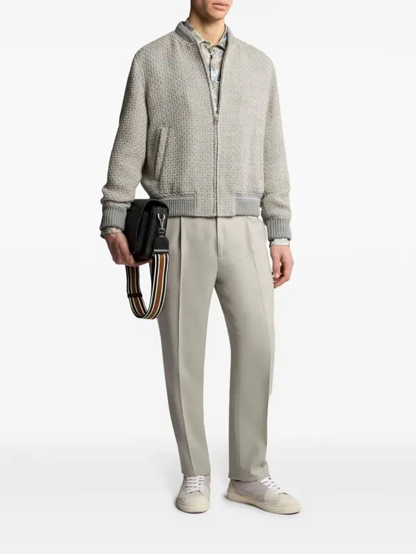 Etro Tailored Wool Trousers - Neutrals