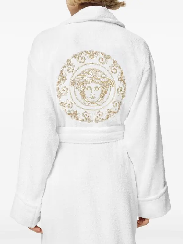 Versace Medusa Gala Cotton Bathrobe