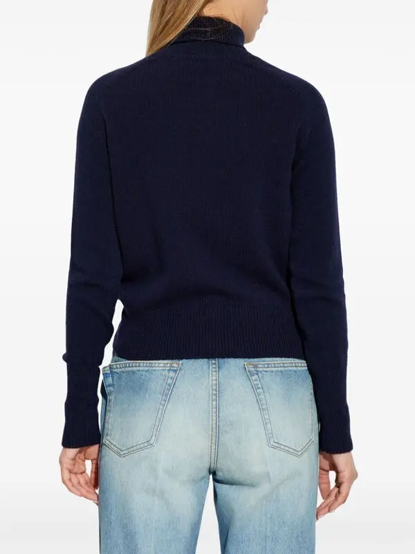 Victoria Beckham Roll Neck Wool Jumper