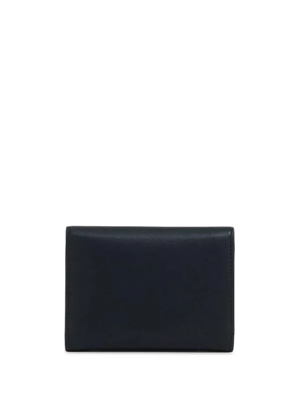 Marni Trunkaroo Trifold Leather Wallet - Black