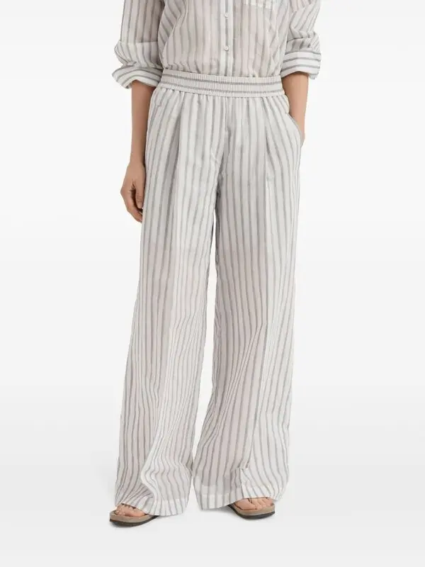 Brunello Cucinelli Pinstriped Trousers