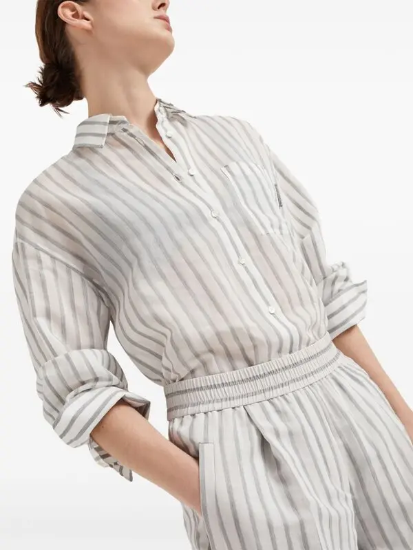 Brunello Cucinelli Pinstriped Trousers
