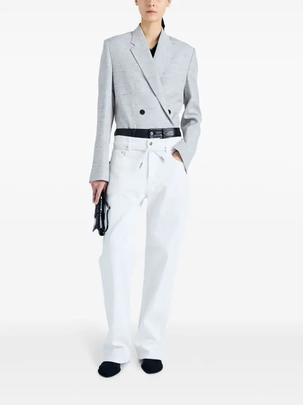 Proenza Schouler Hadley Mélange-effect Blazer - Grey