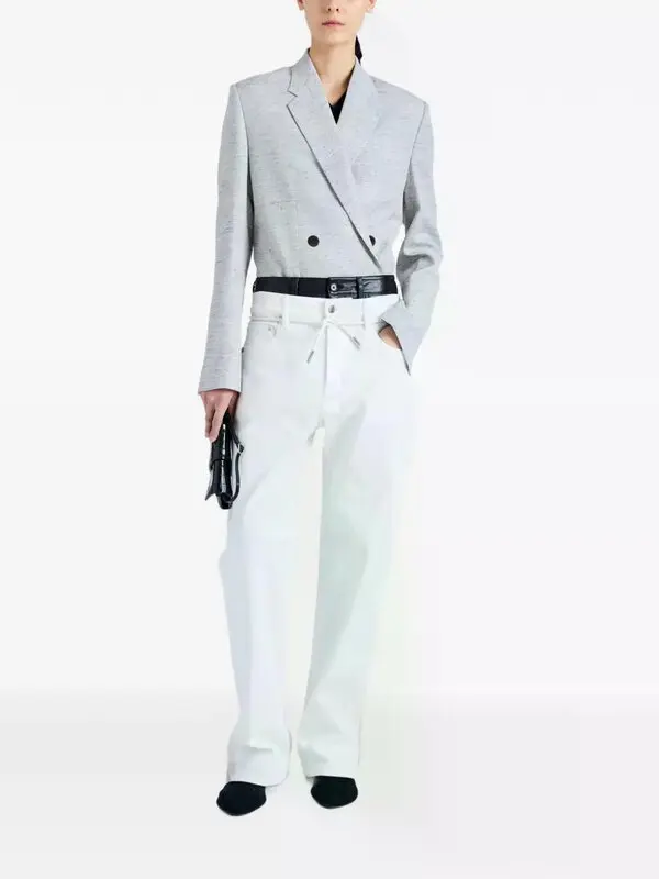 Proenza Schouler Hadley Mélange-effect Blazer - Grey