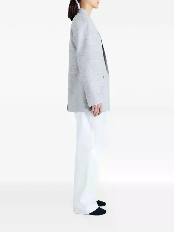 Proenza Schouler Hadley Mélange-effect Blazer - Grey