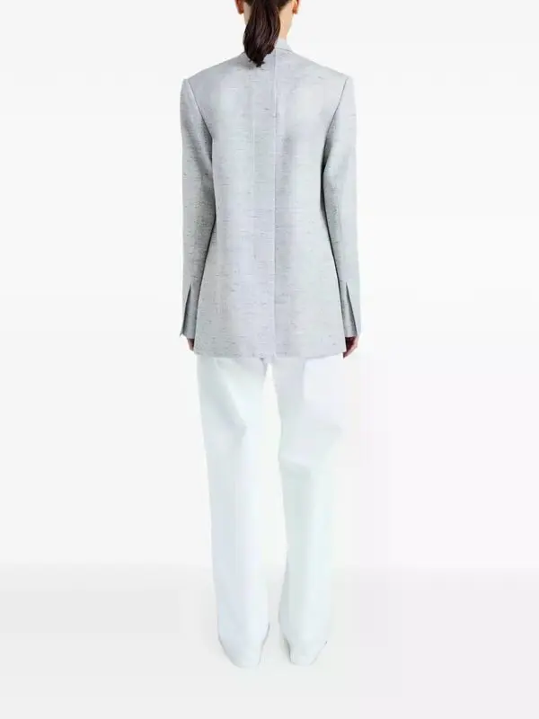 Proenza Schouler Hadley Mélange-effect Blazer - Grey