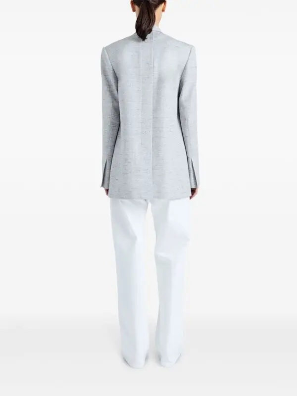 Proenza Schouler Hadley Mélange-effect Blazer - Grey