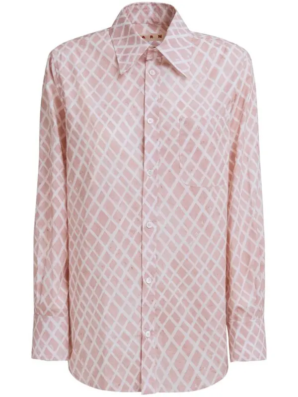 Marni Patterned Long-sleeve Shirt