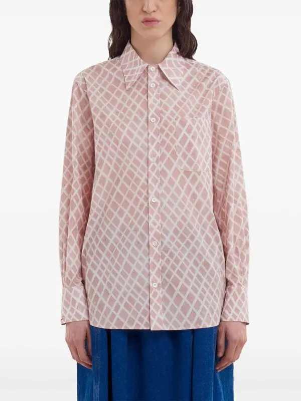 Marni Patterned Long-sleeve Shirt
