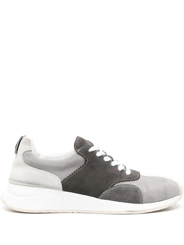 Thom Browne Sprinter Suede Sneakers - Grey