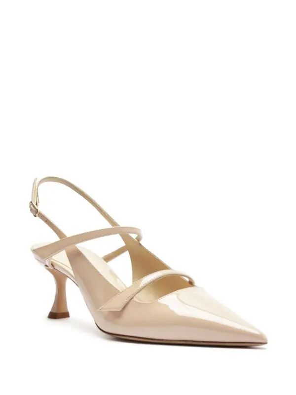 ALEXANDRE BIRMAN Tita 60mm Slingback Pumps - Neutrals