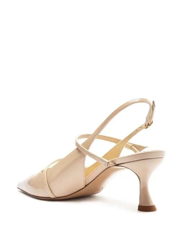 ALEXANDRE BIRMAN Tita 60mm Slingback Pumps - Neutrals
