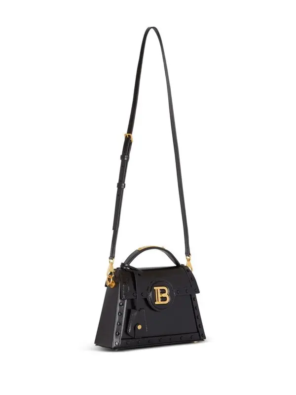 Balmain B-buzz Dynasty Leather Tote Bag - Black