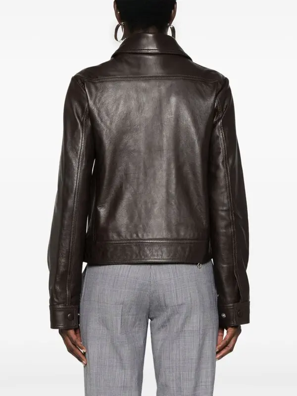 Coperni Appliqué Leather Jacket