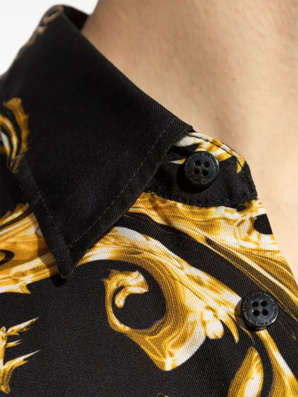 Versace Watercolor Couture-print Shirt