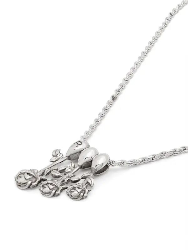 ROSES METALS Rose Pendant Necklace