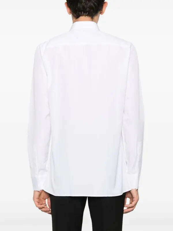Givenchy 4g-embroidery Poplin Shirt