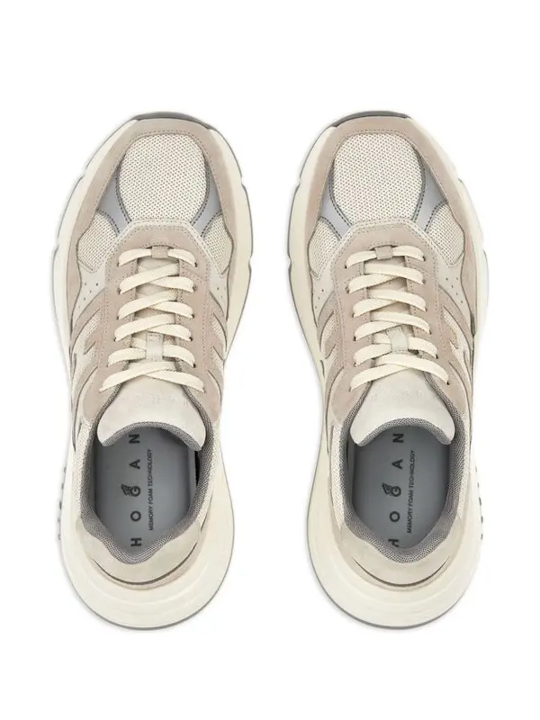 Hogan Panelled Suede Sneakers