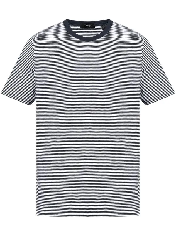 Theory Striped Cotton T-shirt