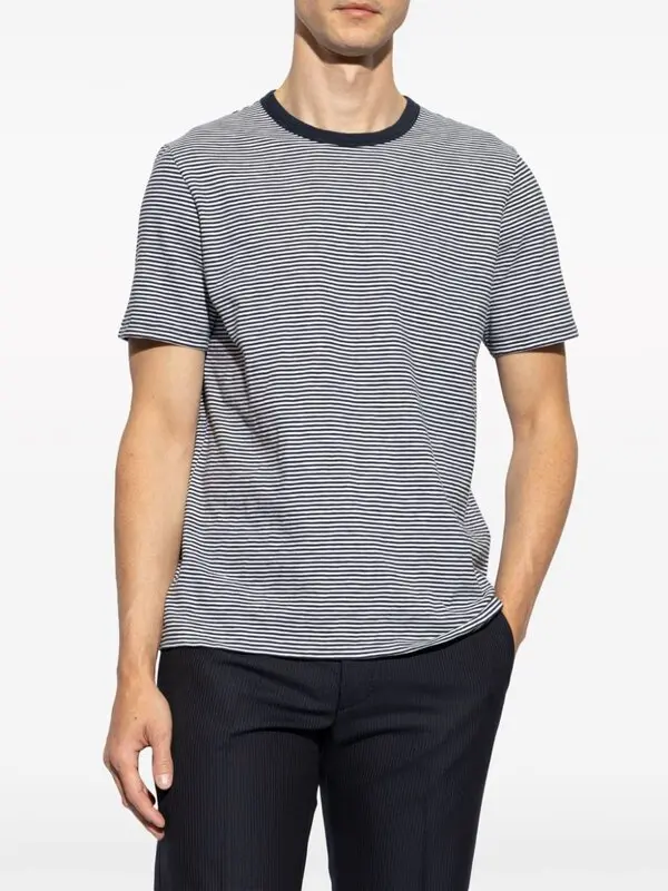 Theory Striped Cotton T-shirt