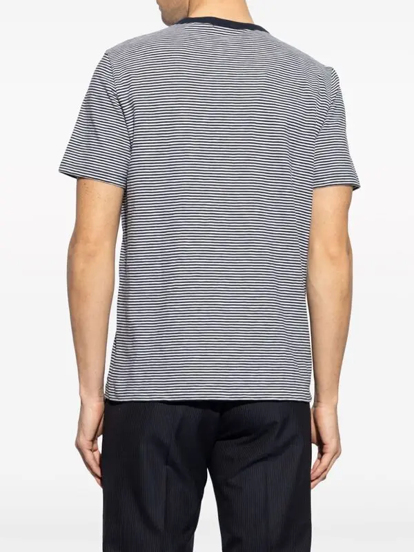 Theory Striped Cotton T-shirt