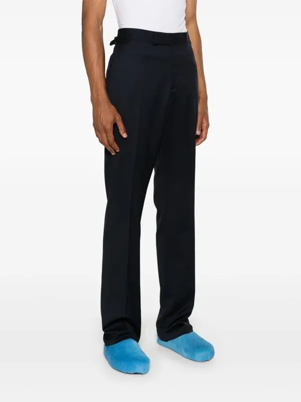 VIVIENNE WESTWOOD Mid-rise Tailored Trousers - Blue
