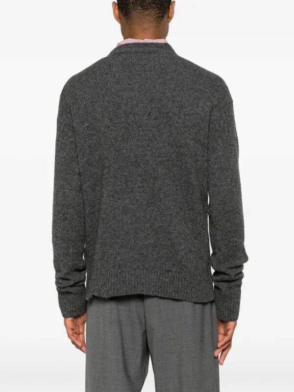 Marni Shetland Ripped-detail Jumper