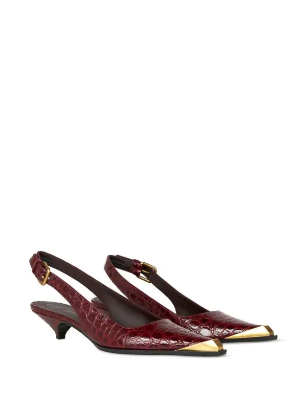 Etro Crocodile-embossed Pumps
