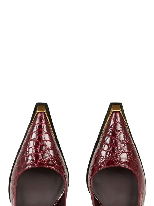 Etro Crocodile-embossed Pumps