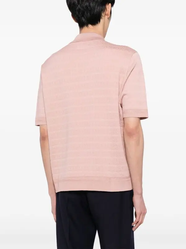 Bally Horizontal Stripe Polo Shirt