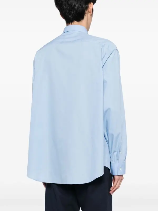 Bally Classic Collar Curved Hem Shirt