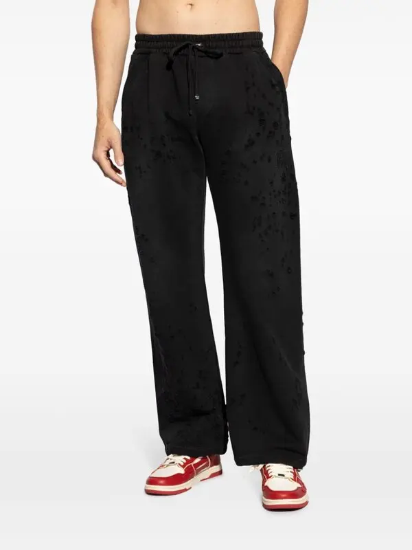 Amiri Distressed-finish Track Pants