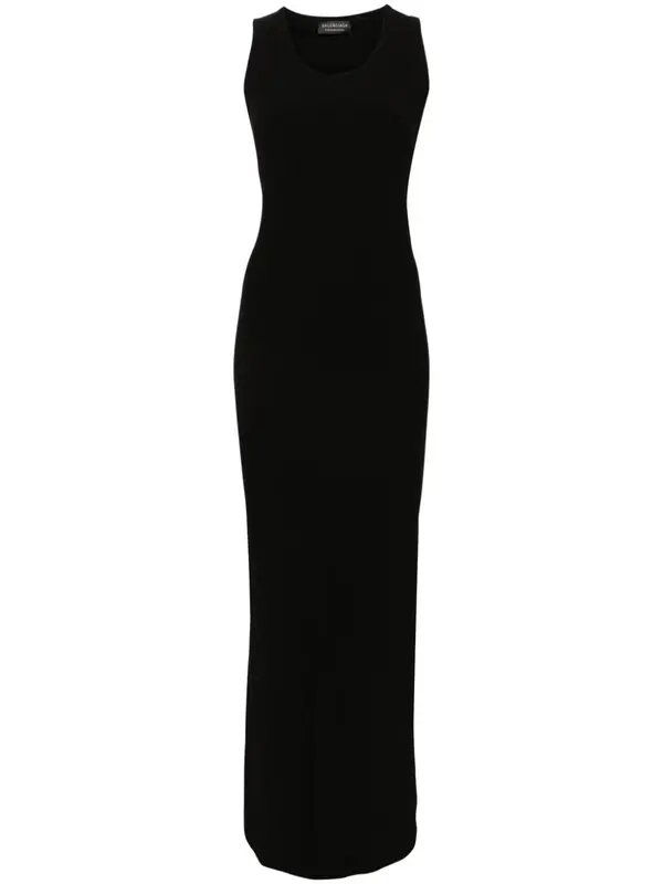 Balenciaga Draped Maxi Dress