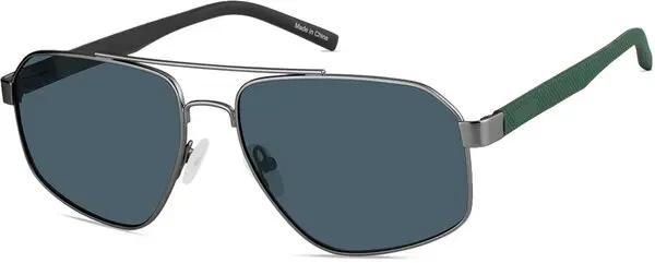 Zenni Aviator Full Rim Sunglasses - Gray