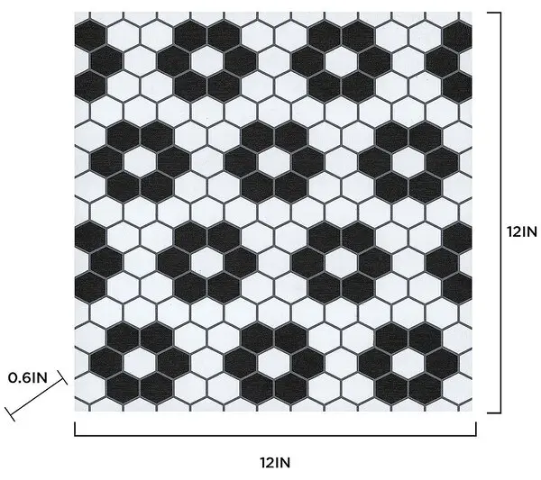 FLOORPOPS Biscotto Peel And Stick Floor Tiles