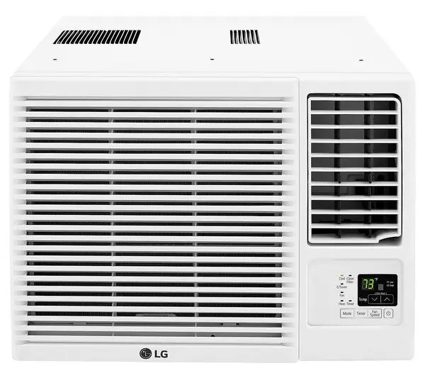 LG ELECTRONICS Lg 7,600 Btu 115v Window-mounted Air Conditione R With Heat - One-color